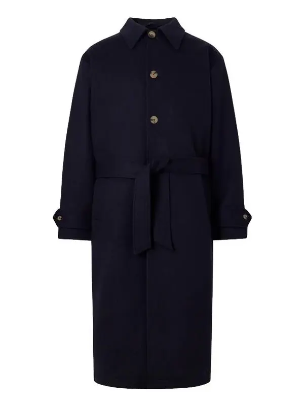 De Bonne Facture Wool Coat - Blue