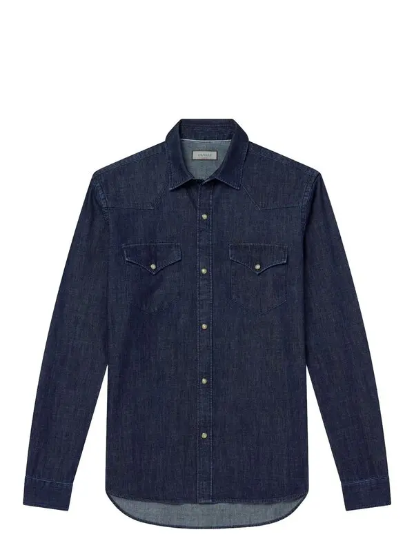 Canali Denim Shirt - Blue