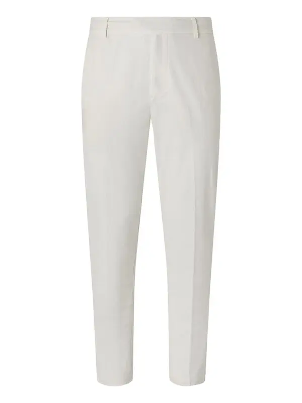 JAMES PERSE Slim-fit Stretch Cotton-blend Trousers - Neutrals