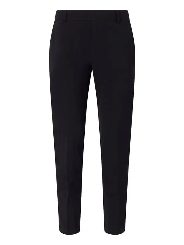 JAMES PERSE Slim-fit Stretch Cotton-blend Trousers - Black