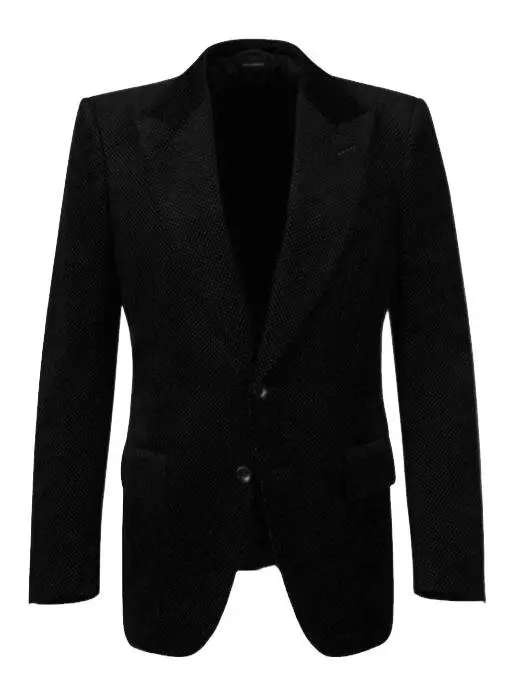 TOM FORD Dylan Single-breasted Tailored Blazer - Black