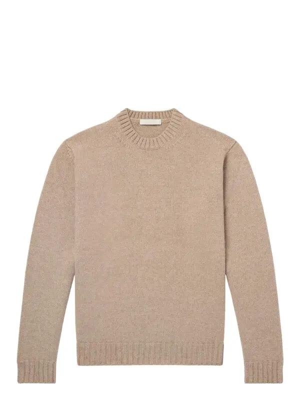 SAMAN AMEL Cashmere Sweater - Neutrals