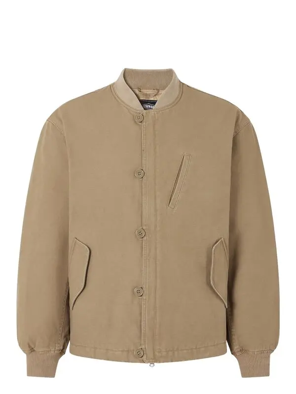 FRIZMWORKS Jungle Cotton Bomber Jacket - Neutrals
