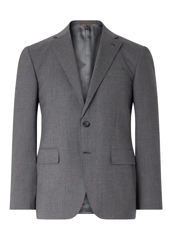 Canali Wool-blend Suit - Gray