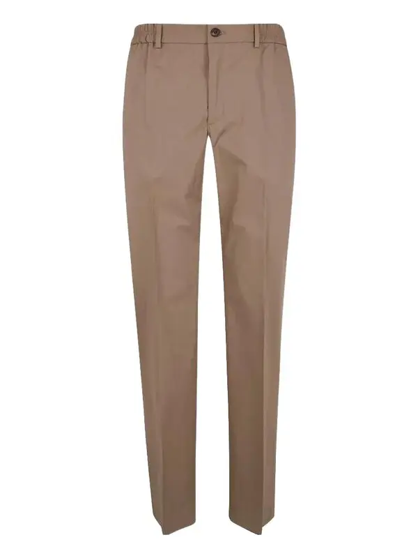 Incotex Elasticated Trousers - Medium Nut
