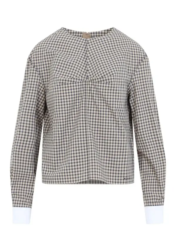 Marni Checkered Cotton Shirt - Multicolor