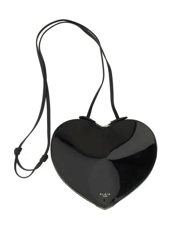 Alaïa Le Coeur Shoulder Bag - Black