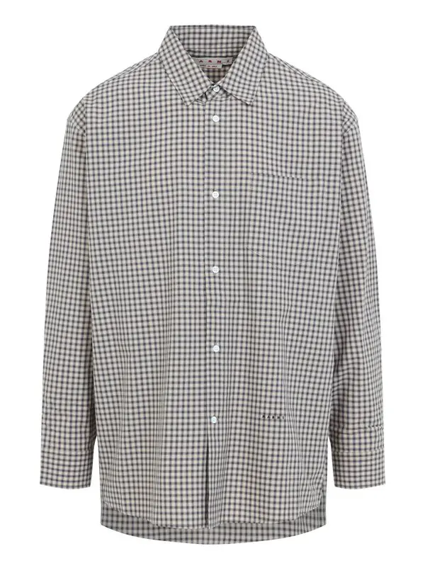Marni Micro Check Pattern Shirt - Multicolor