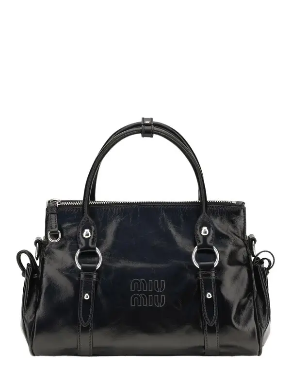 Miu Miu Leather Handbag - Black
