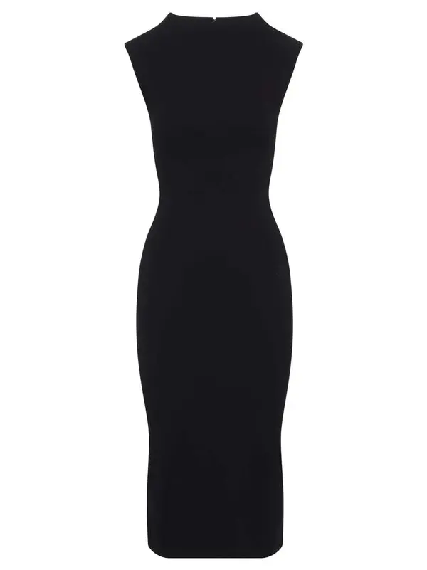 Jacquemus Alba Midi Dress - Black