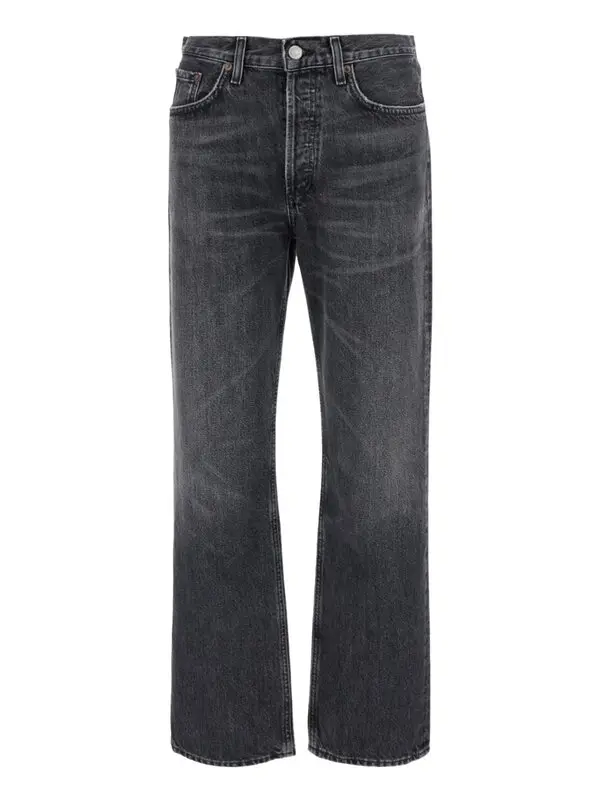 AGOLDE Lana Straight-leg Jeans - Gray