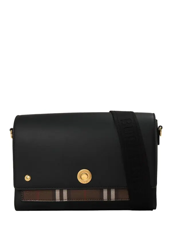Burberry Classic Plaid Handbag - Black