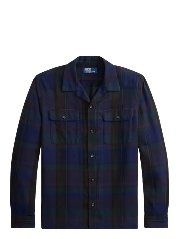 Polo Ralph Lauren Plaid Elbow-patch Shirt - Black
