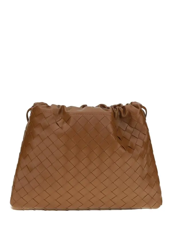 Bottega Veneta Medium Clutch Bag - Brown