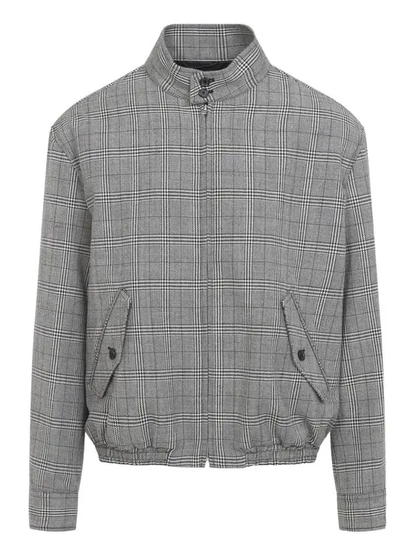 Marni Zip-up Checked Jacket - Black