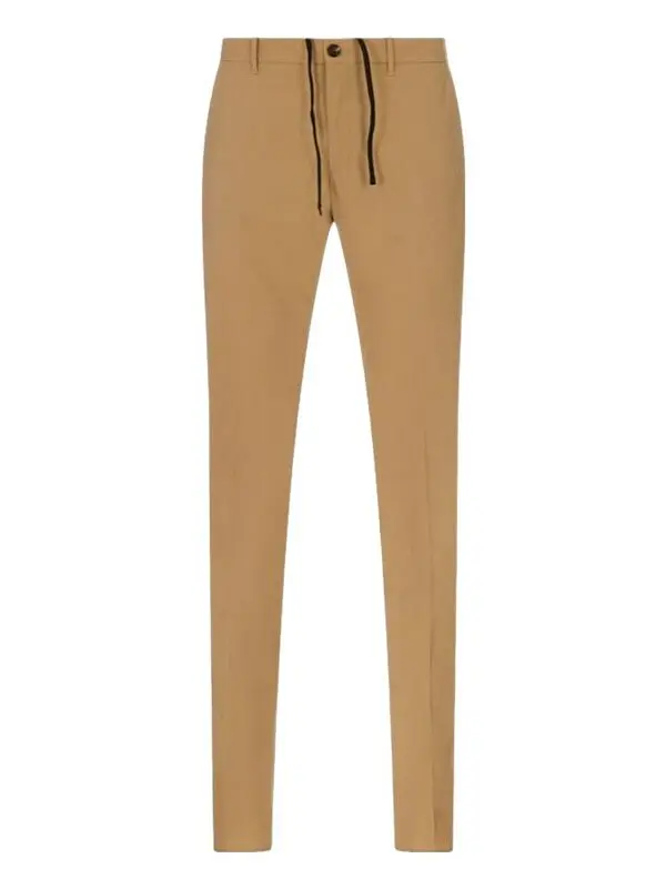 Incotex Teknotela Logo Patch Slim-fit Pants - Green