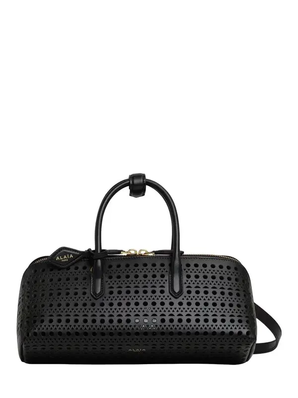 Alaïa Delta Small Tote Bag - Black