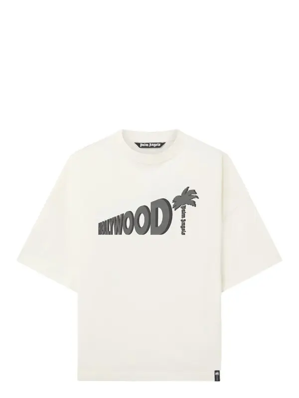 Palm Angels Sunset Blvd Palm Loose T-shirt - Off White