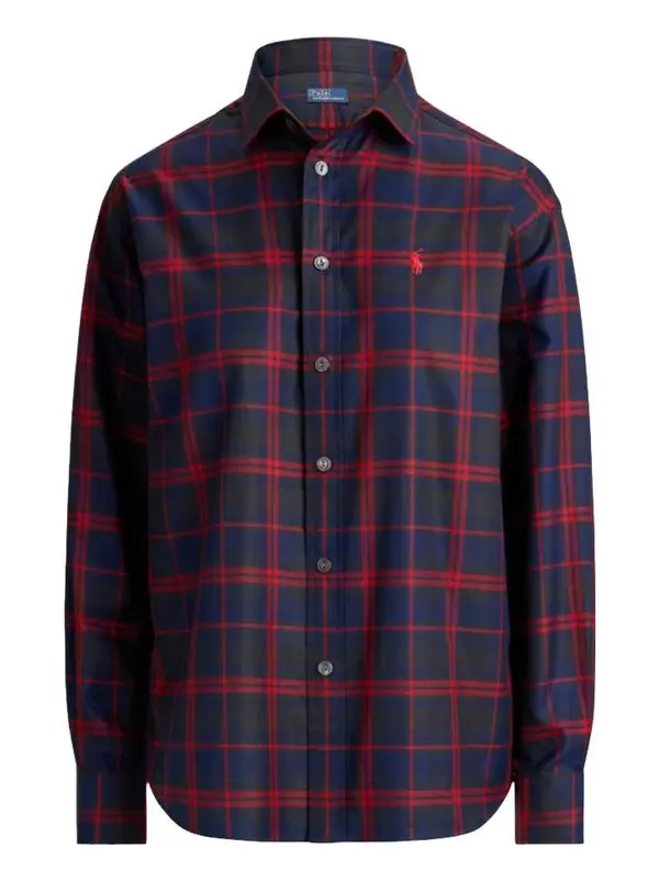 Polo Ralph Lauren Shirt With Plaid Pattern - Black