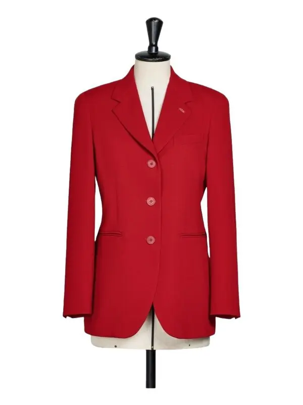 Max Mara Wool Cady Blazer - Red
