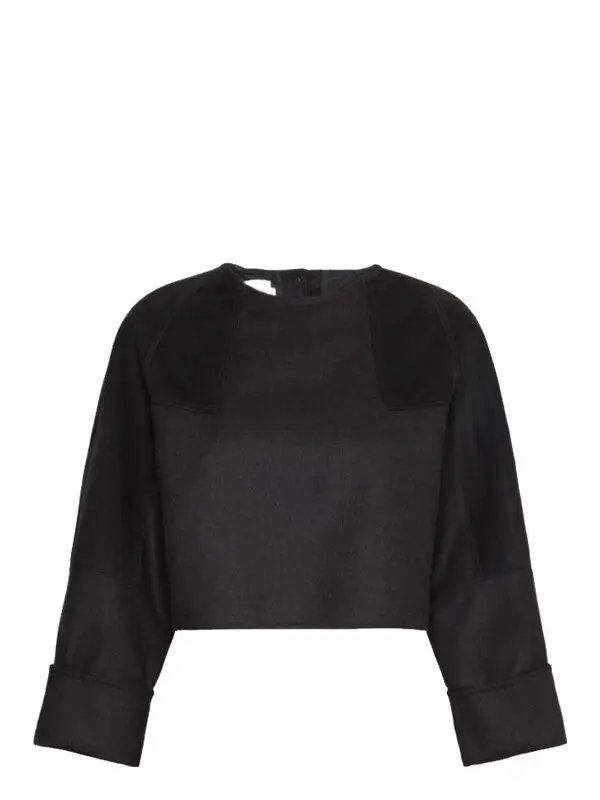 Max Mara Afa Crewneck Blouse - Dark Gray