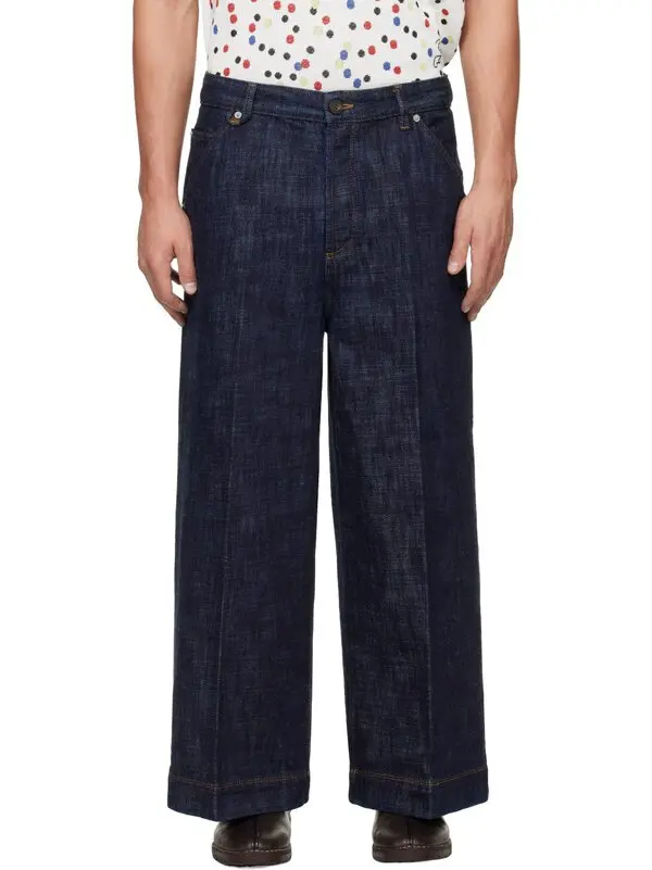 Jacquemus Belt Loop Jeans - Blue