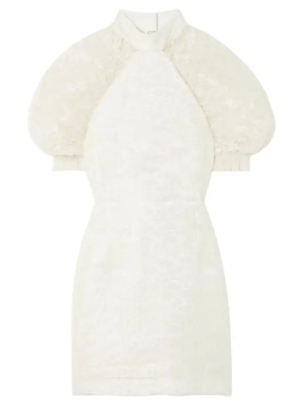 ROTATE BY BIRGER CHRISTENSEN Lace Mini Dress - White