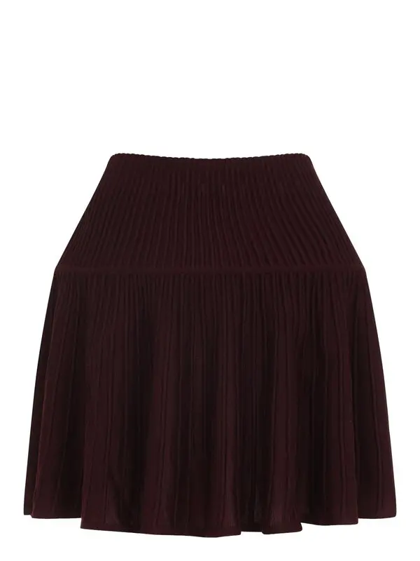Alaïa Crinoline Mini Skirt - Red