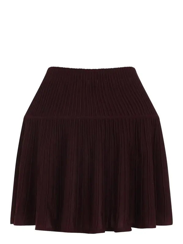 Alaïa Crinoline Mini Skirt - Red