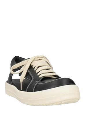 Rick Owens Simple Low-top Leather Shoes - Nude