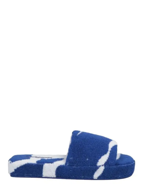Burberry Two-tone Slide Sandals - Blue