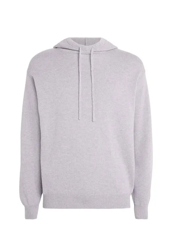 Harrods Cashmere Hoodie - Grey