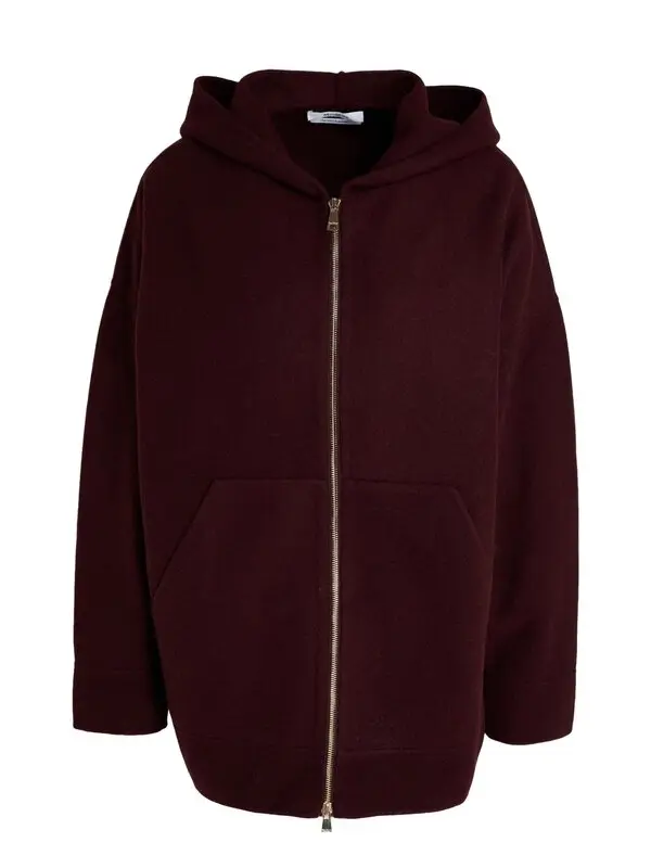 Max Mara Hooded Track Jackets - Brown
