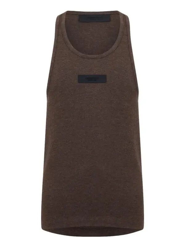 Fear Of God Logo Patch Vest - Brown