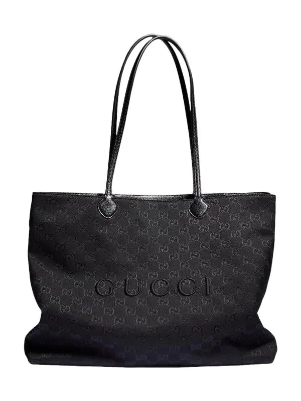 Gucci Ny Large Tote Bag - Gray/black