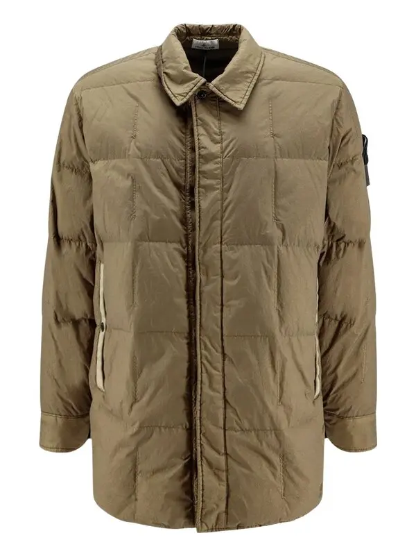 Stone Island Reps Ny Down Jacket - Green