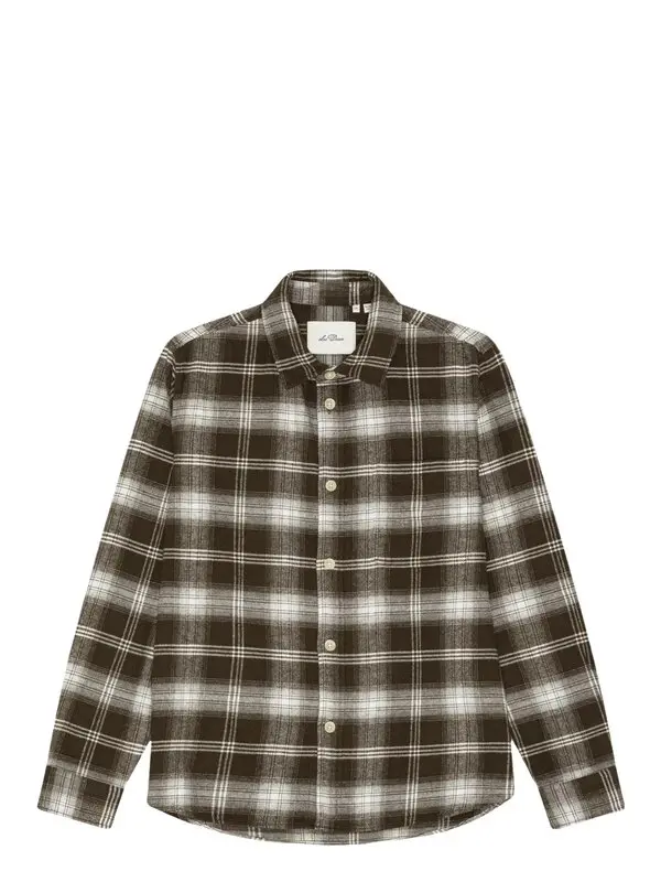 LES DEUX Plaid Shirt - Green