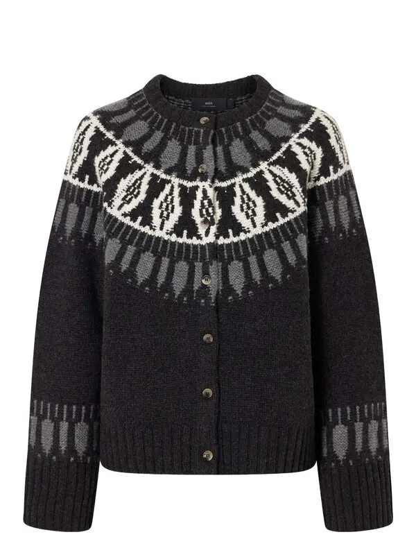 Arch4 Aspen Cashmere Cardigan - Charcoal