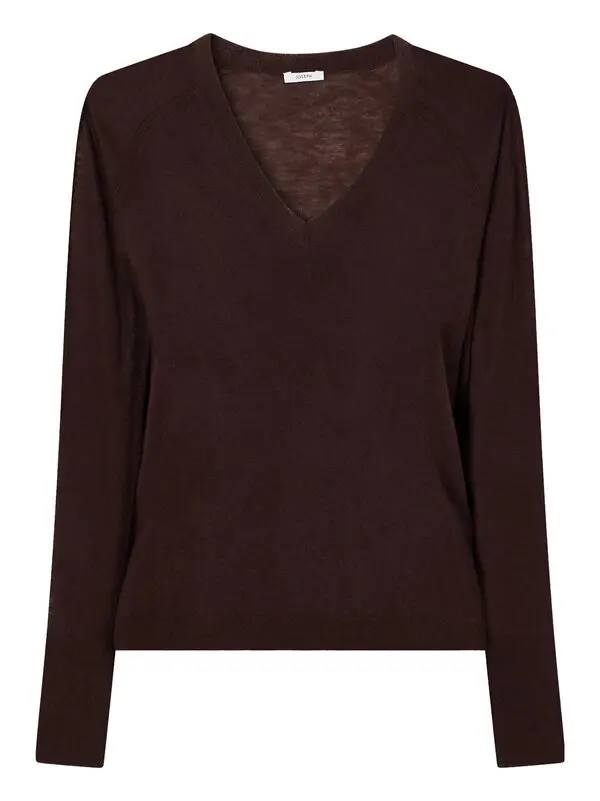 JOSEPH Cetus Cashair Cashmere Sweater - Brown