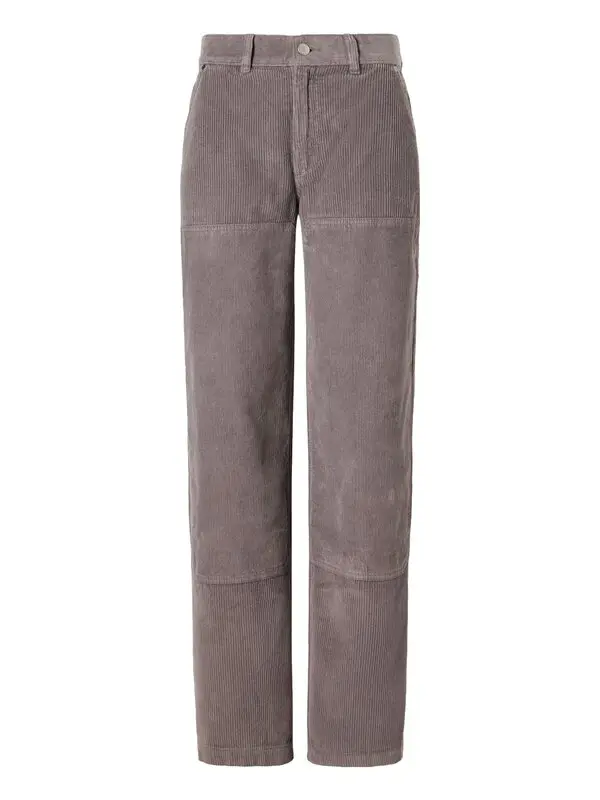 MFPEN Cotton-corduroy Straight-leg Pants - Gray