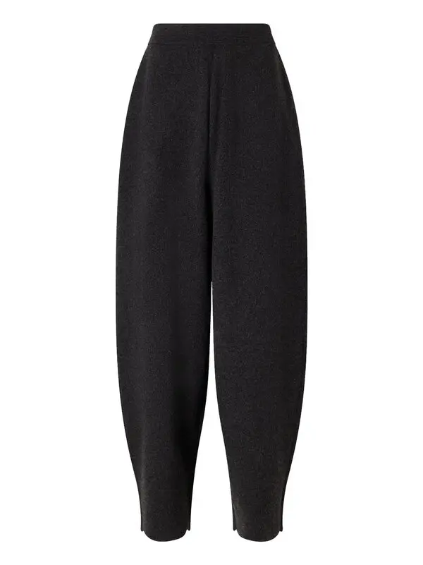 Arch4 Hayden Milano Knitted Cashmere Tapered Pants - Gray