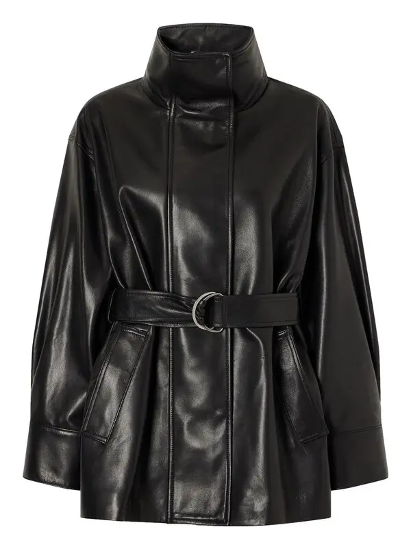 HEIRLOME Ellis Leather Jacket - Black