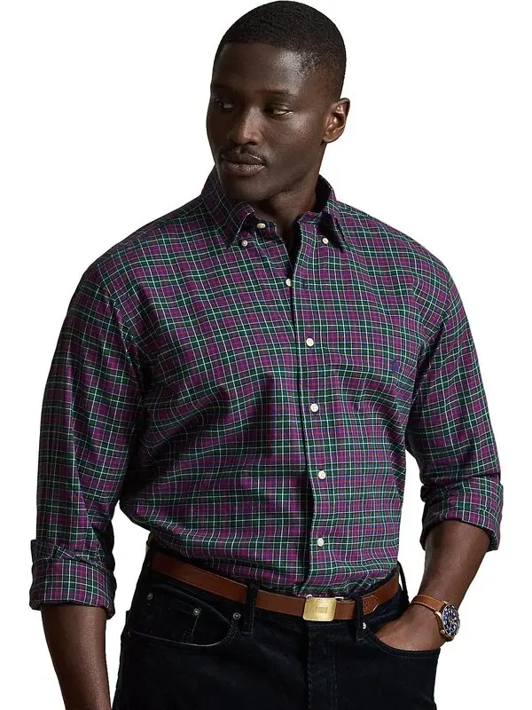 Ralph Lauren Plaid Twill Shirt - Moss Agate