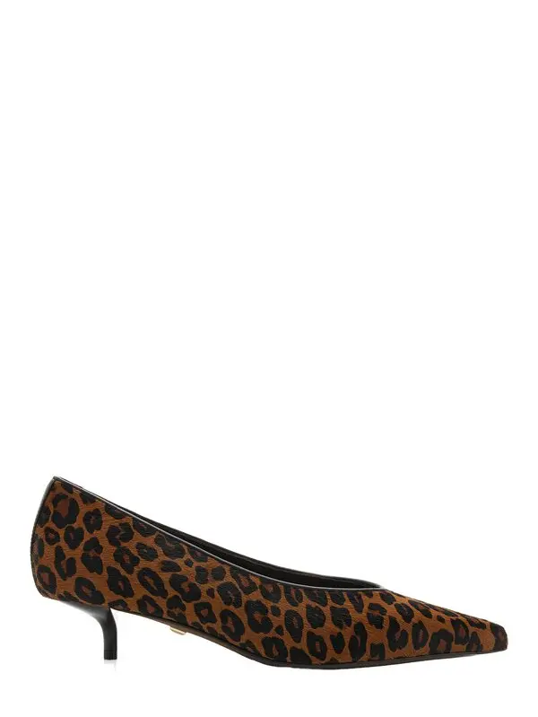 Max Mara Pony Hair Pumps - Tan