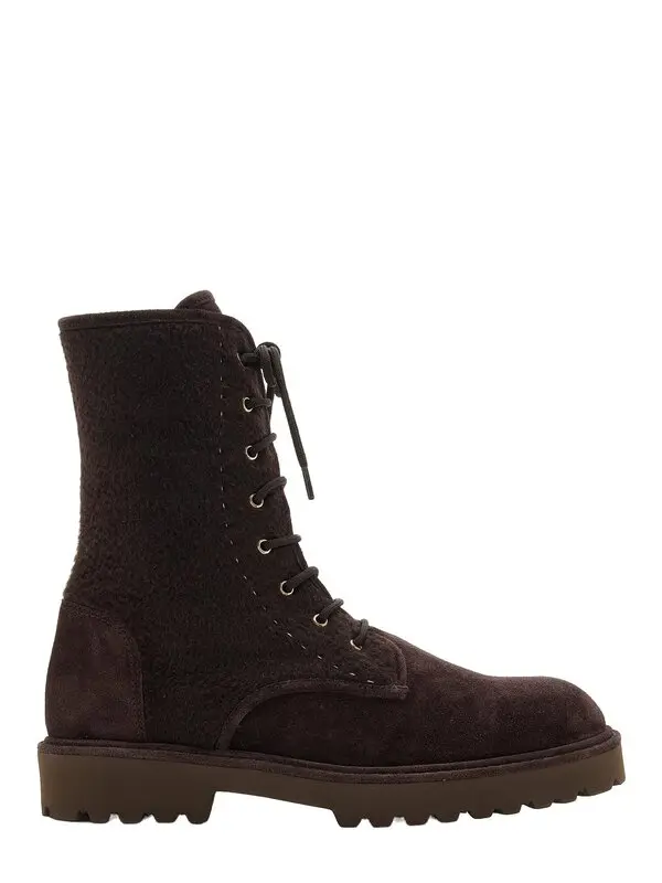 Max Mara Cashmere Ankle Boots - Brown