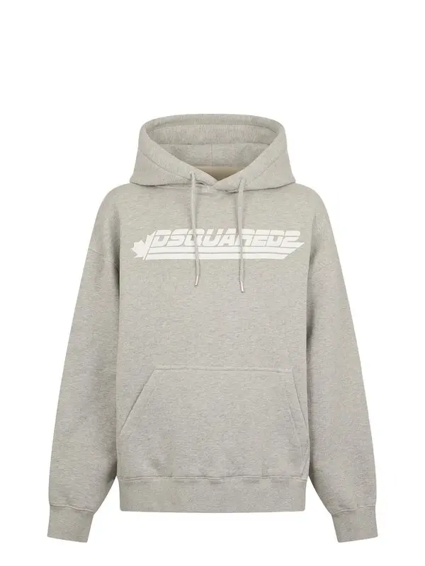 Dsquared2 Loose Fit Hoodie - Grey