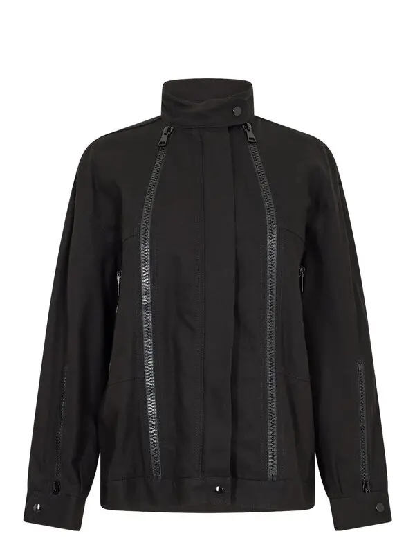 Gucci Standcollar Technical Jacket - Black
