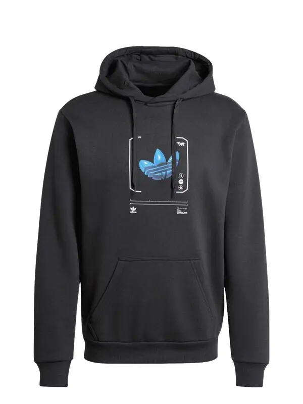 ADIDAS ORIGINALS Casual Hooded Sweatshirt - Black