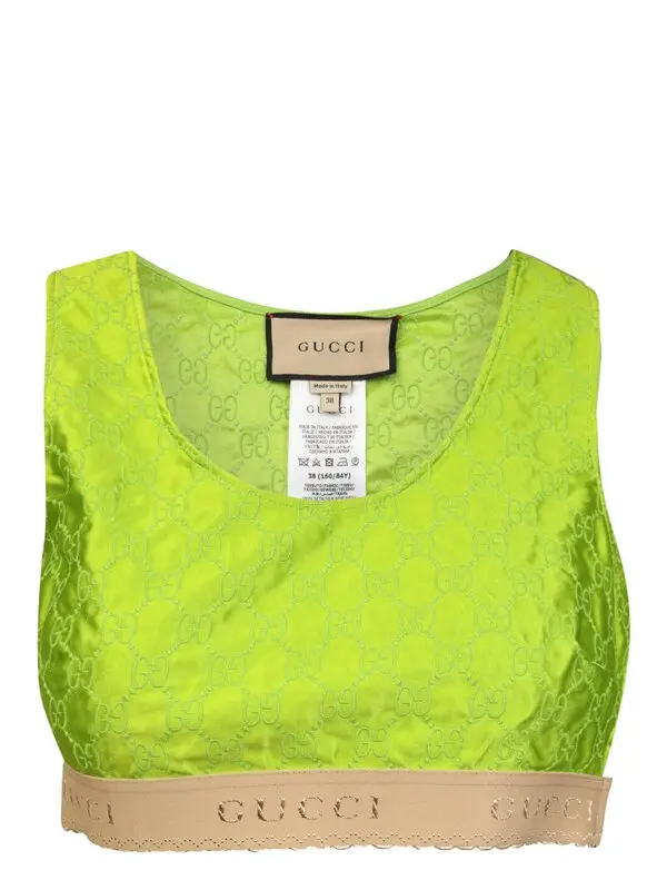 Gucci Jacquard Cropped Camisole - No