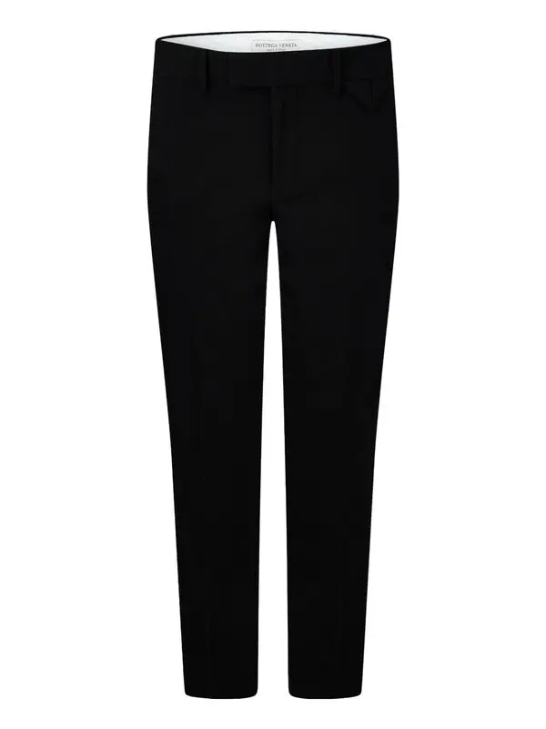 Bottega Veneta Slim Straightleg Trousers - Black